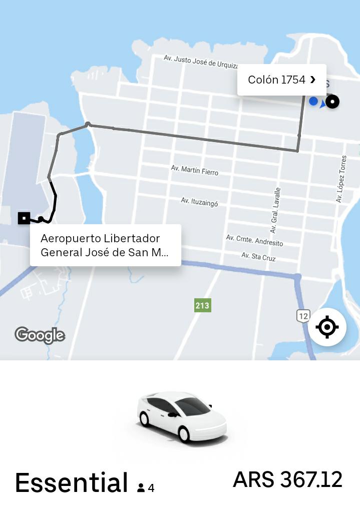 Uber ya tiene cuatro autos en Posadas e invita a "tu primer viaje gratis"