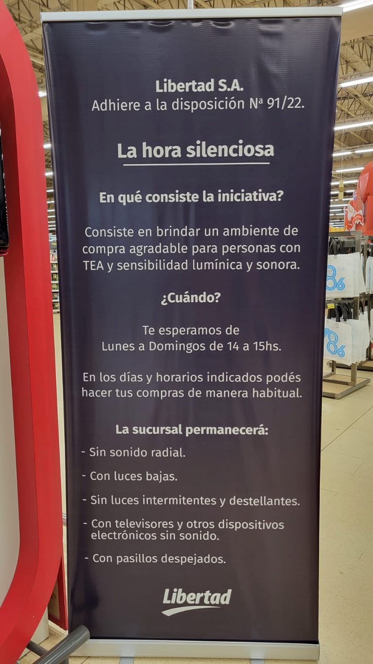 El Hiper sumó horario para personas con TEA e hipervulnerables