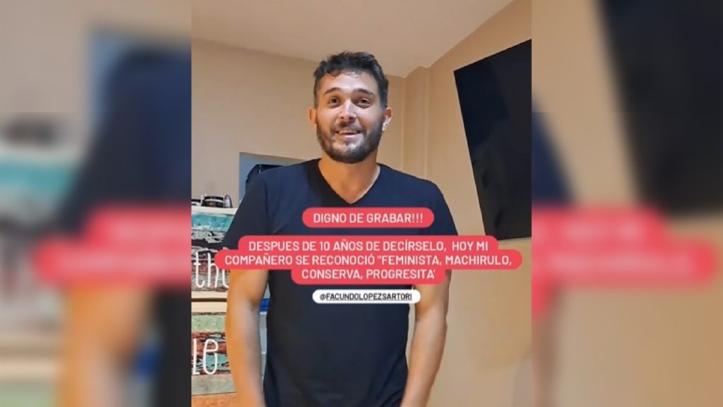 López Sartori se reconoció como “feminista, machirulo, conserva ...