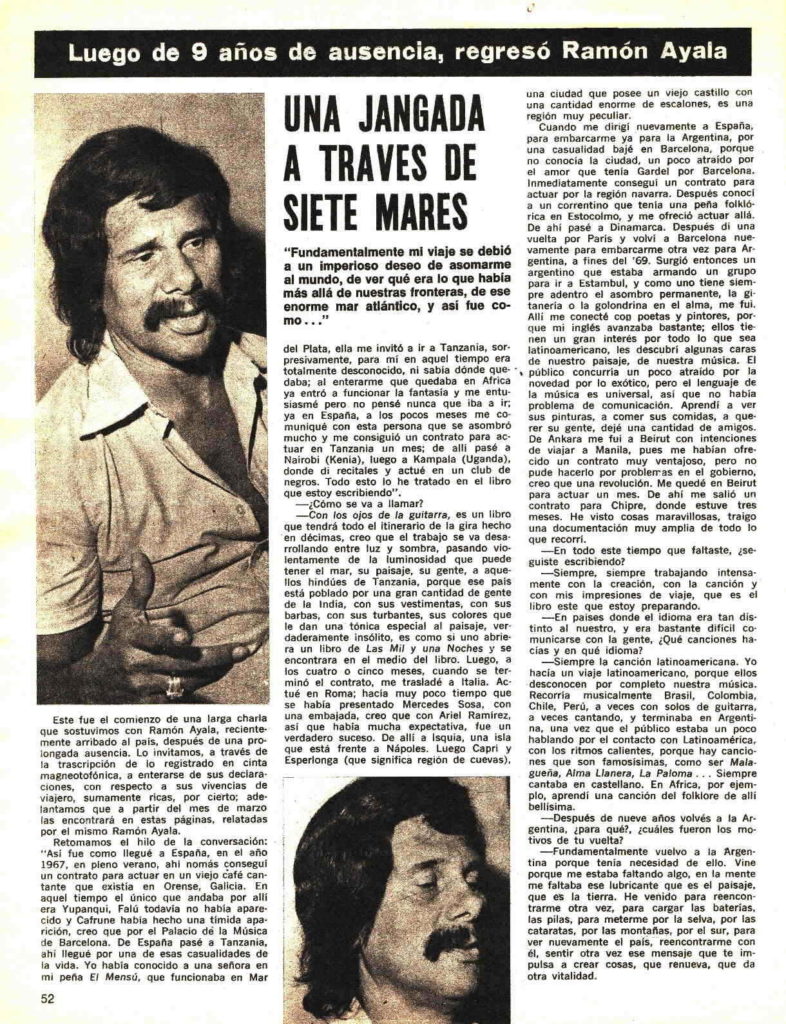 Ramón Ayala: El niño que robó una guitarra y que cautivó a Mercedes Sosa